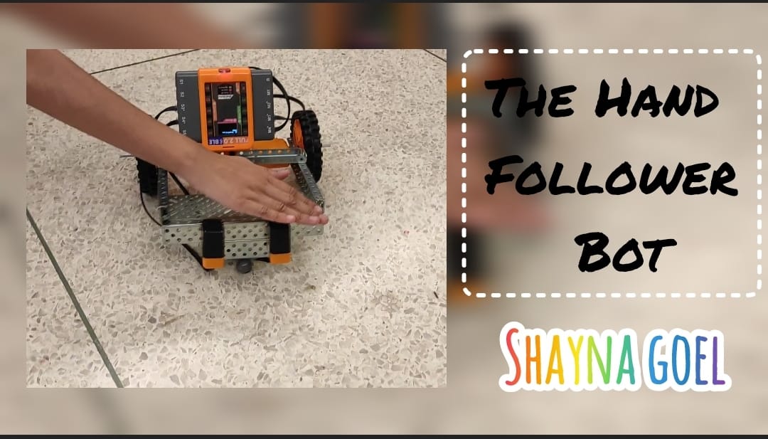 The Hand Follower Bot Follow the Flow of Your Hand - Avishkaar Project